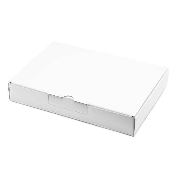 Slim Pearl White Rigid Postal Fold Box - 250 x 175 x 40mm