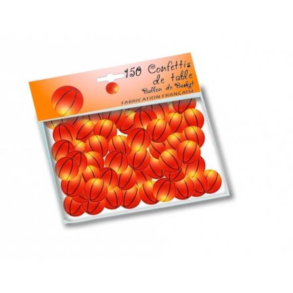 Orange Basketball Confetti