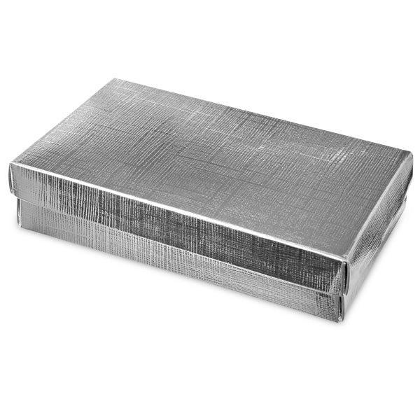 Silver Silk 2 Box with Lid 220 x 160 x 40
