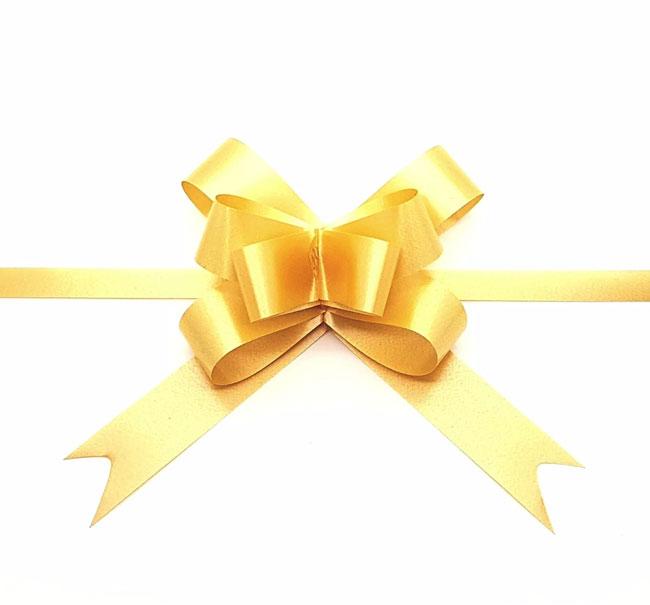 Pretty Gold Pull Bows in Pastel Gold.This gorgeous and elegant gift ...