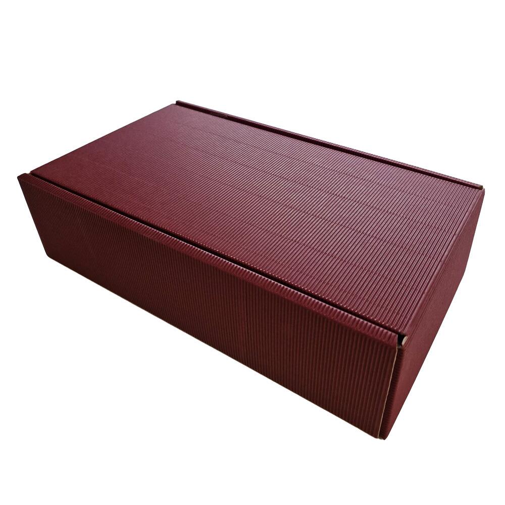 10 x 2 Bottle Wine Burgundy Gift Box - REDUCED TO CLEAR