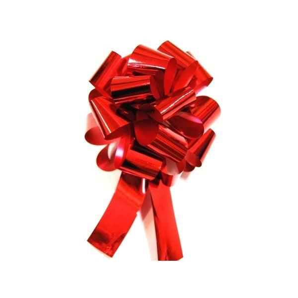 Metallic Red Pull Bow 30mm