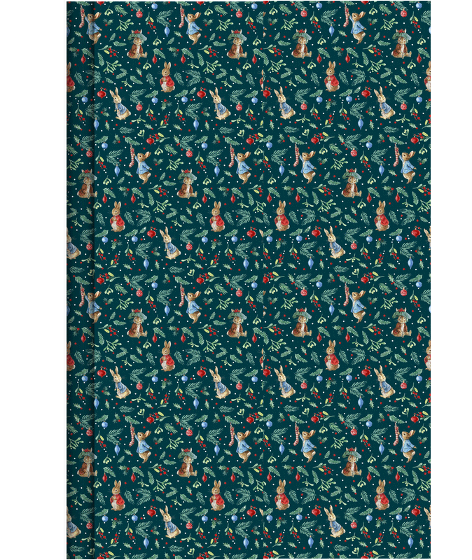 Peter Rabbit Christmas Gift Wrapping Paper Roll - 4 Metres