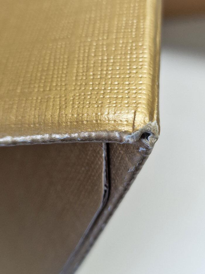 Large Gold Luxury Gold Gift Box. Perfect For Gifts or 6 Bottles of Wine ...