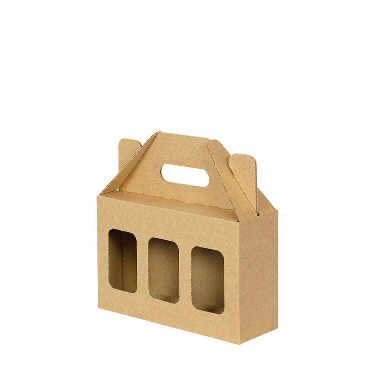 Three Beer CAN Kraft Gift Box