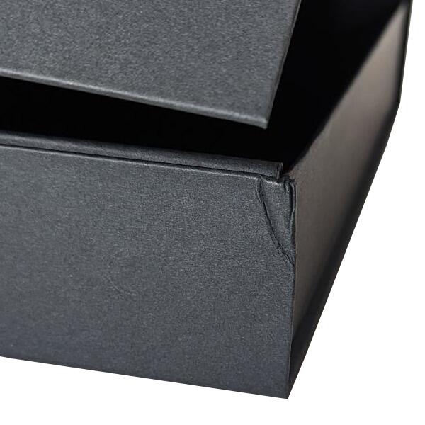DAMAGED - BLACK Matt A3 Shallow Magnetic Rigid Gift Box (430 x 310 x 50mm)