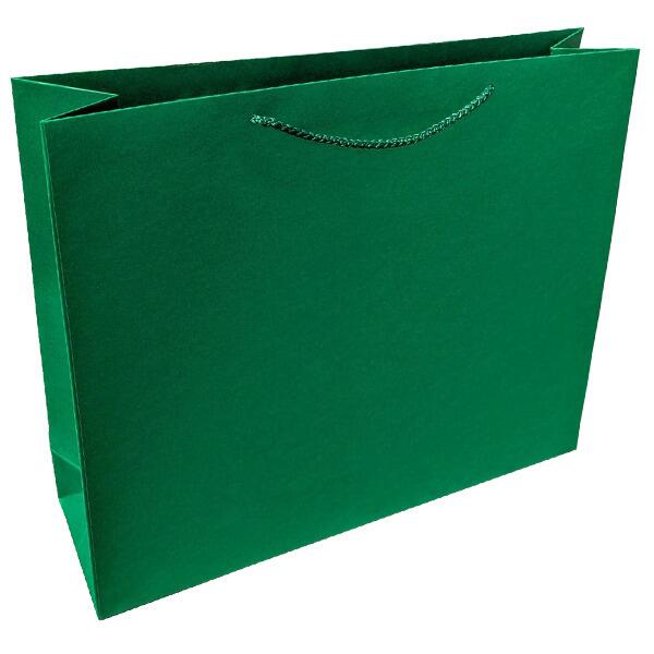 Forest Green Large Shopper Gift Bag