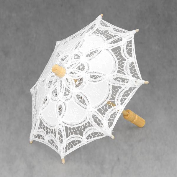Small White Wedding Parasol