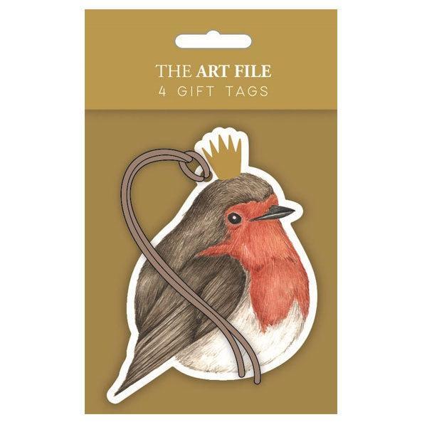 Christmas Robins Gift Tags - 4 Pack Christmas Robins Gift Tags - 4 Pack
