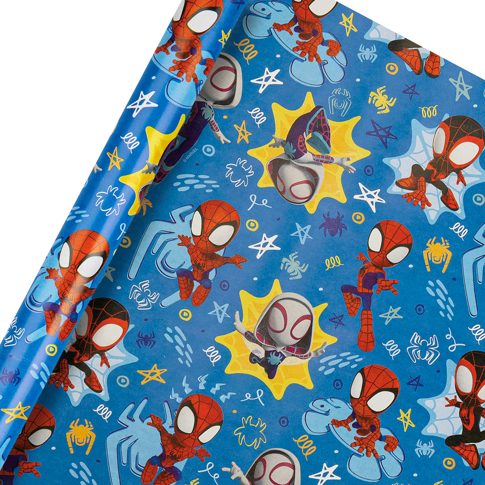 4 Metres Spiderman Gift Wrapping Paper