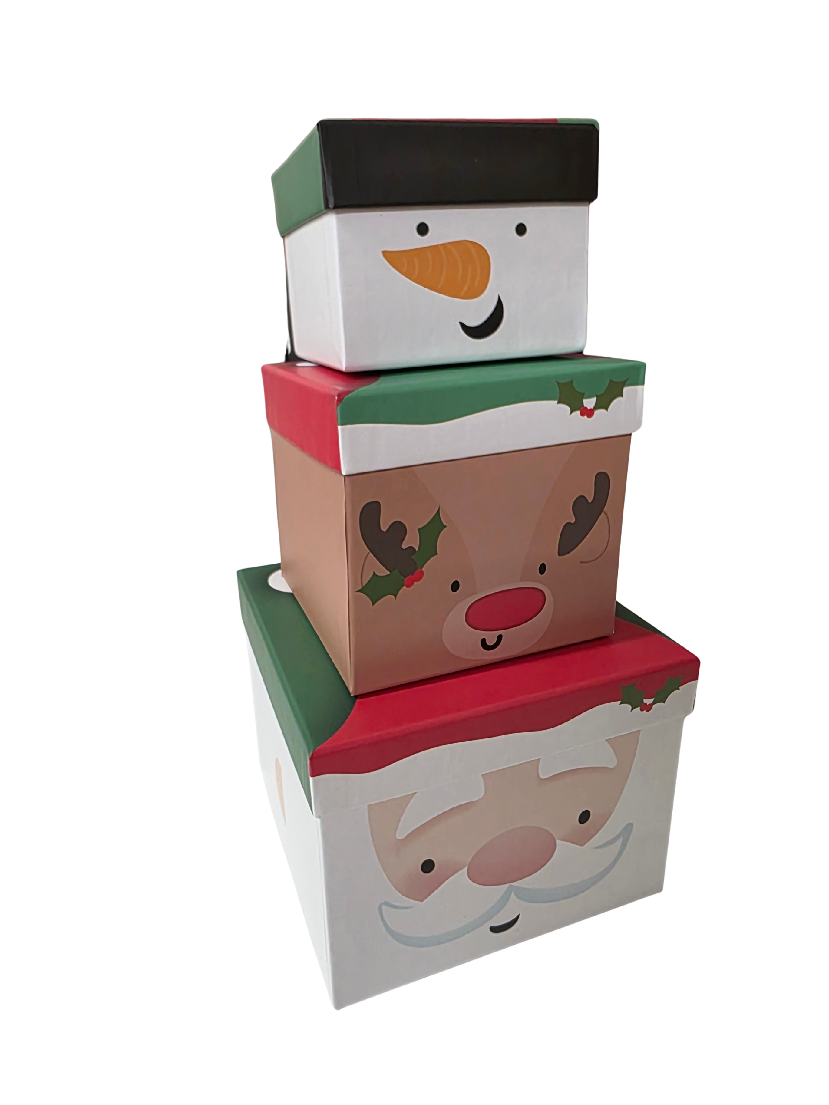 3 Santa Boxes - SALE