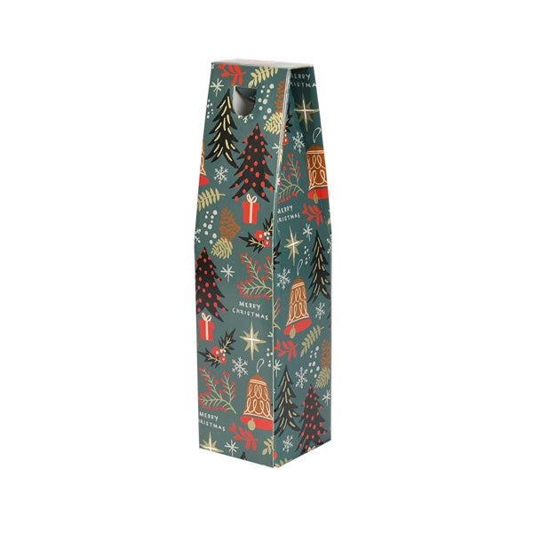 Merry Christmas Single Wine Bottle Box