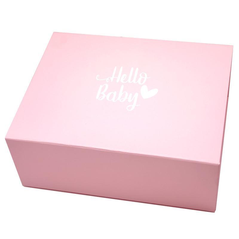 Hello Baby Pink Rigid Magnetic Box 220mm