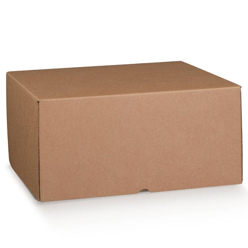 Fold Over Brown KRAFT Hamper Gift Box - EXTRA LARGE