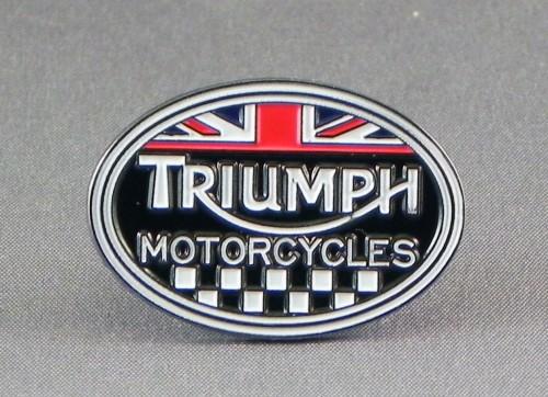 Triumph Motorcycles Pin Badge | Enamel Lapel Pin Badges | JKs Bargains