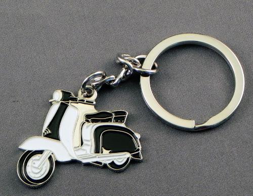 Wholesale Black + White Scooter KeyRing | JKs Bargains