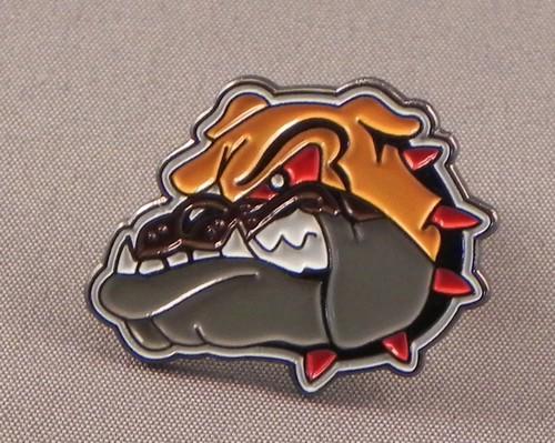 Wholesale 20 x Cartoon Bulldog Head Pin Badges | Wholesale Enamel Pin ...