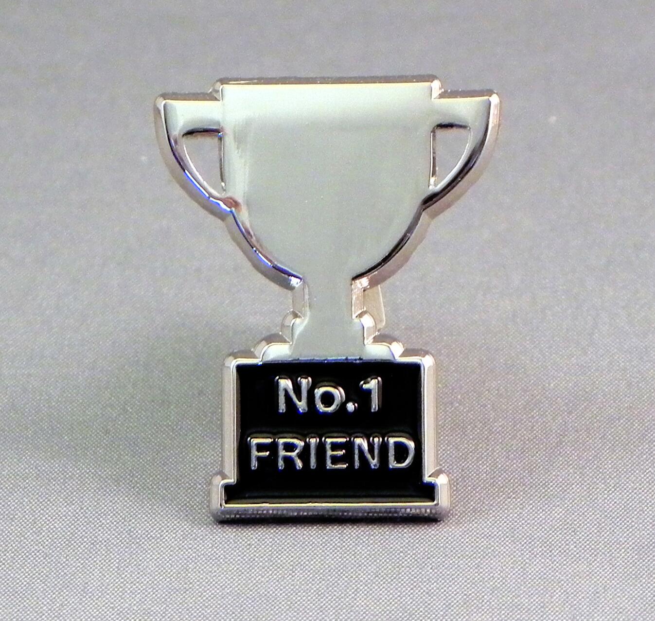 Wholesale 20 x No 1 Friend Pin Badges | Wholesale Enamel Pin Badges UK
