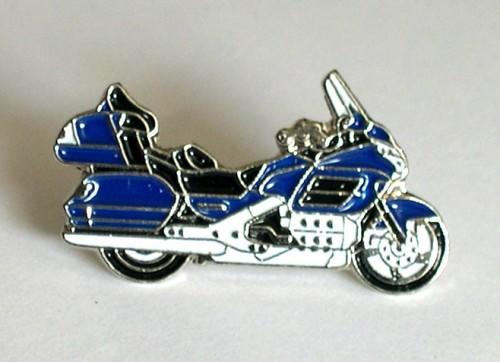 Wholesale Blue Touring Motorbike Pin Badge | JKs Bargains