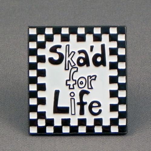 Wholesale 20 x Ska'd For life Pin Badges | Wholesale Enamel Pin Badges UK