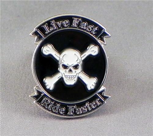 Wholesale 20 x Live Fast Ride Faster Pin Badges | Wholesale Enamel Pin ...