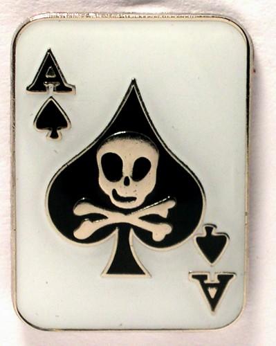 20 X Ace of Spades Pin Badge