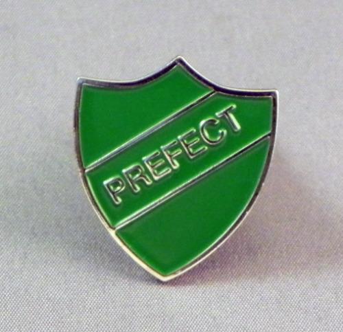 20 X Green Prefect Pin Badges