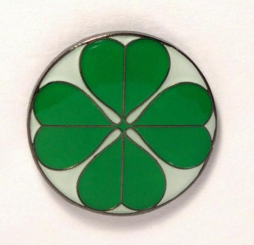 Wholesale 20 x Four Leaf Clover Pin Badge | Wholesale Enamel Pin Badges UK