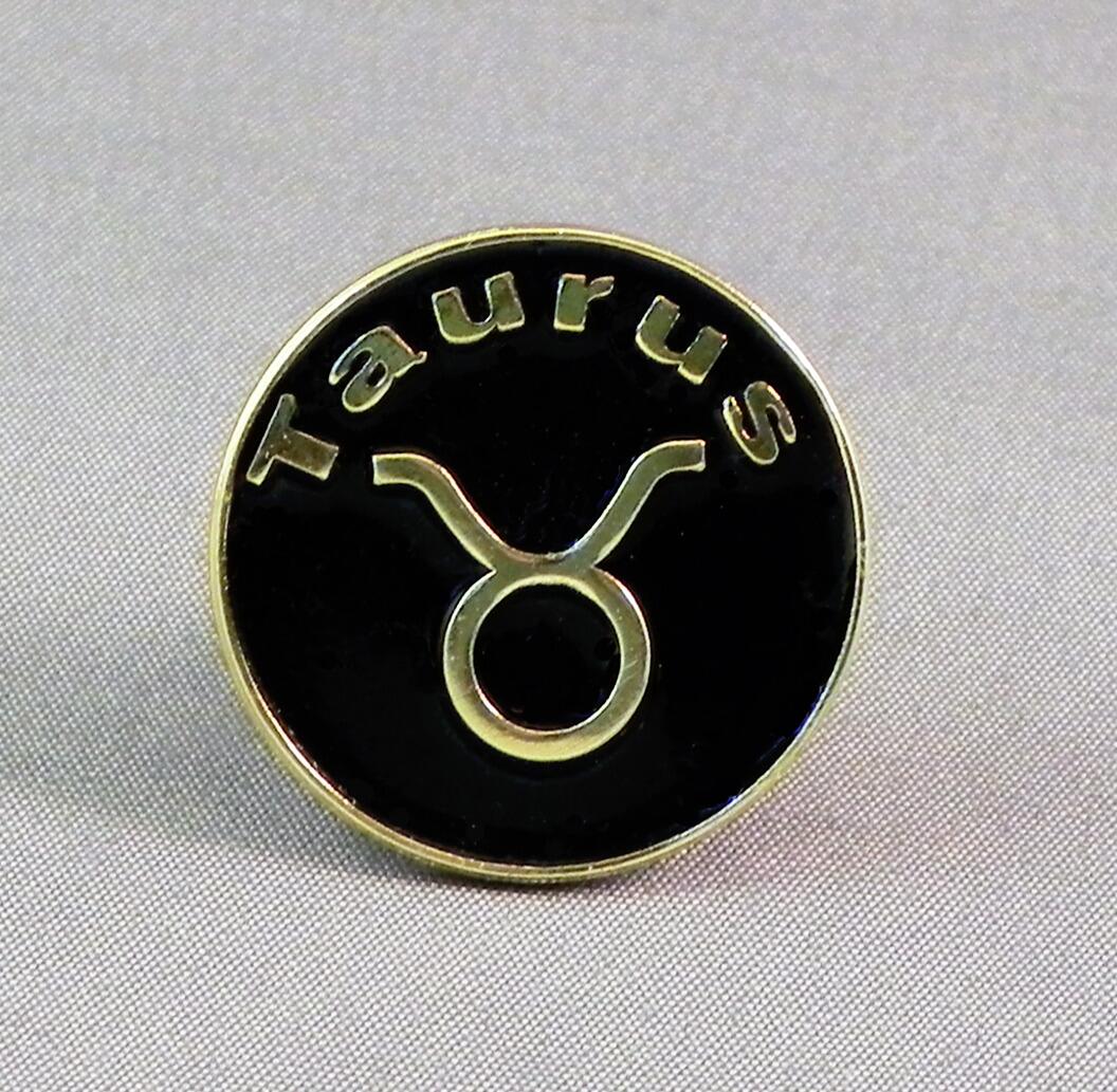 Wholesale 20 x Taurus Pin Badges (Gold Coloured Metal) | Wholesale ...