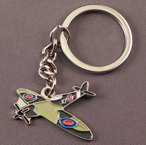 Wholesale 10 x Spitfire Plane Keyrings | Wholesale Keyrings UK