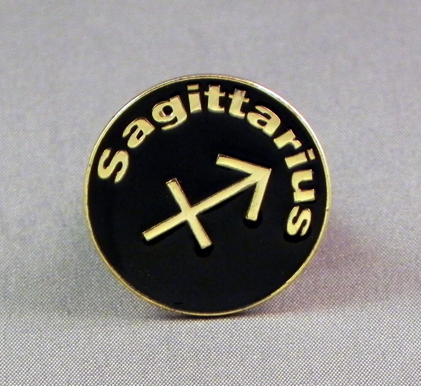 Wholesale 20 x Sagittarius Pin Badges (Gold Coloured Metal) | Wholesale ...