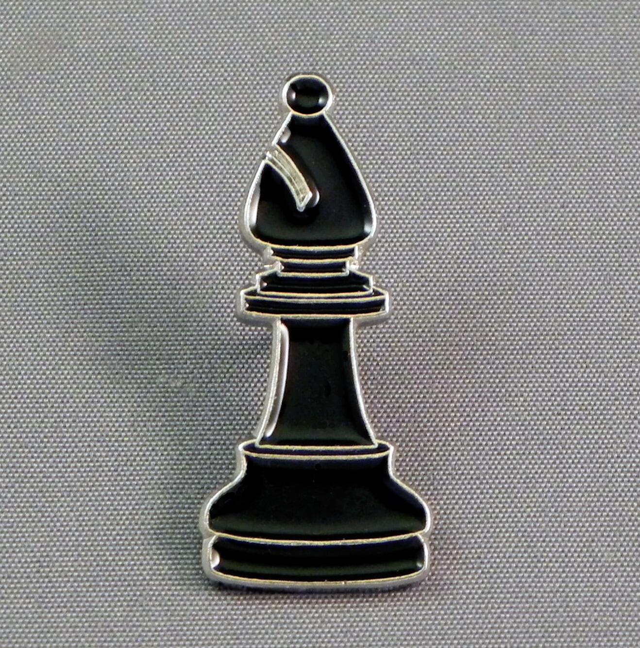 Wholesale 20 x Chess Bishop Black Pin Badges | Wholesale Enamel Pin ...