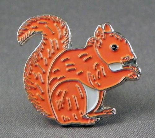 Wholesale 20 x Red Squirrel Pin Badges | Wholesale Enamel Pin Badges UK