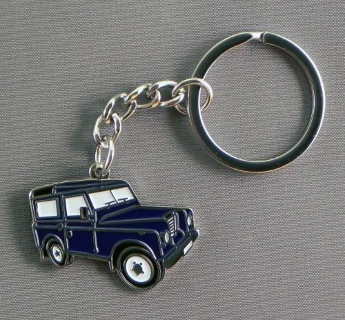 10 X 4x4 Vehicle Blue Keyrings