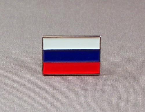20 X Russian Flag - Flag of Russia Pin Badges