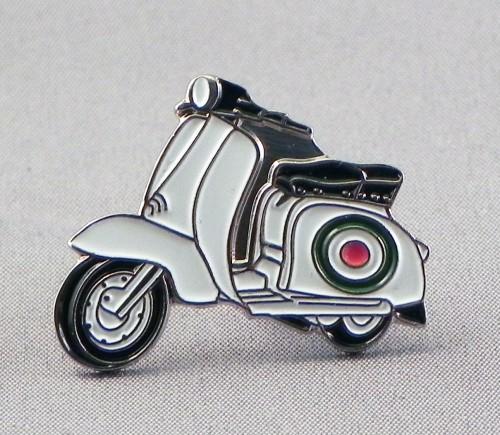 Wholesale 20 x Italian Colour MOD Roundel Scooter Pin Badges ...