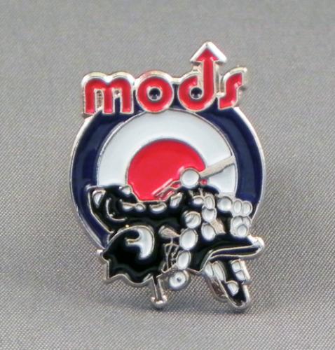 Mods Roundel Scooter Pin Badge