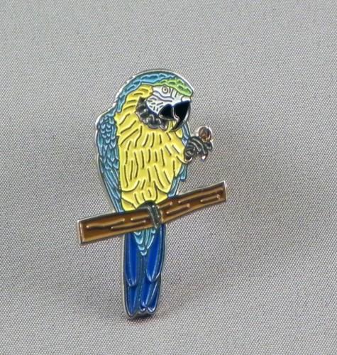 Macaw - Parrot Pin Badge | Enamel Lapel Pin Badges | JKs Bargains