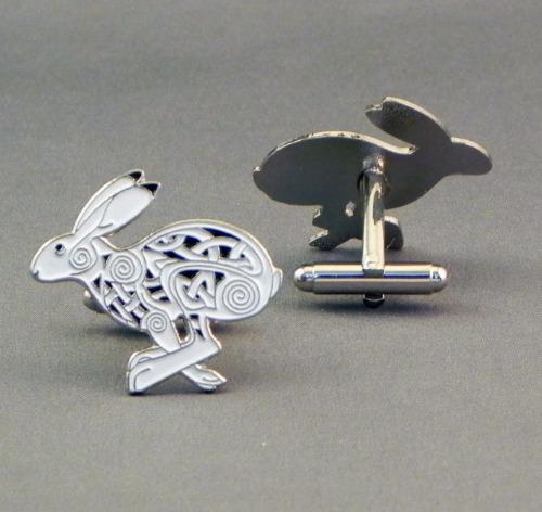 10 Pairs X Celtic hare Cufflinks