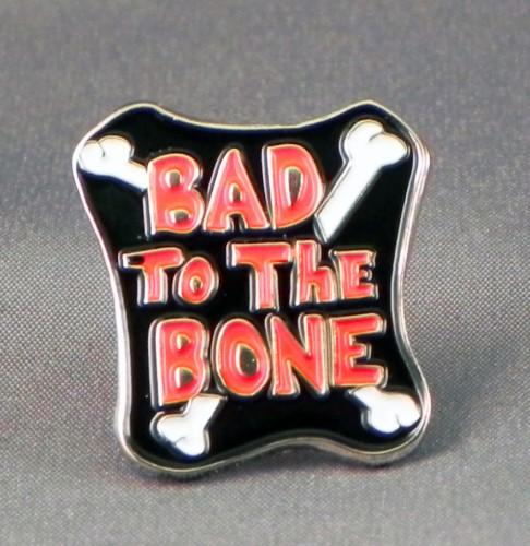 Wholesale Bad To The Bone Pin Badge | JKs Bargains