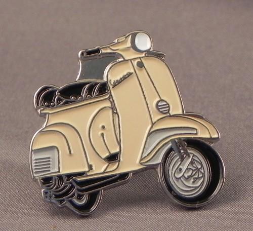 Wholesale 20 x Cream Scooter (Style 2) Pin Badges | Wholesale Enamel ...