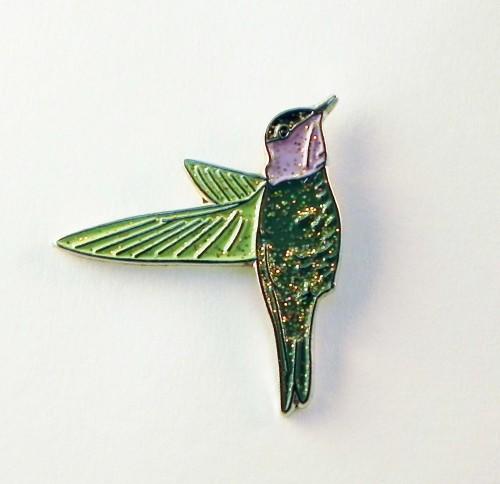 Wholesale 20 x Humming Bird Pin Badge | Wholesale Enamel Pin Badges UK