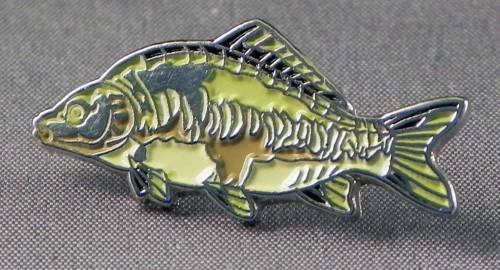 Wholesale 20 x Mirror Carp Fish Pin Badge | Wholesale Enamel Pin Badges UK
