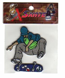 Skateboard Iron-On Patches | JKs Bargains