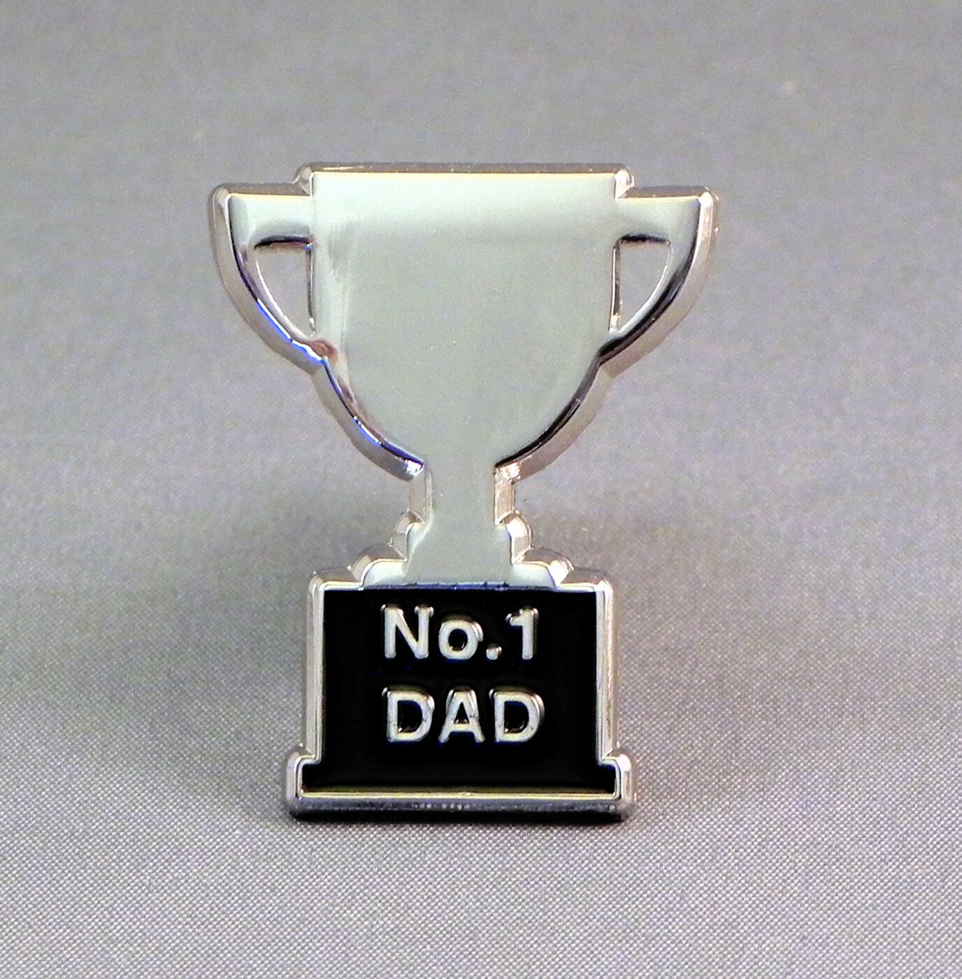 No 1 Dad Pin Badge | Enamel Lapel Pin Badges | JKs Bargains