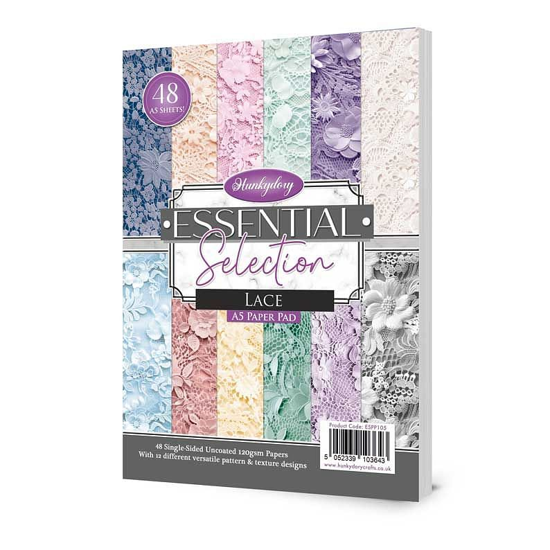 Hunkydory - Essential Selection Paper Pad - Lace