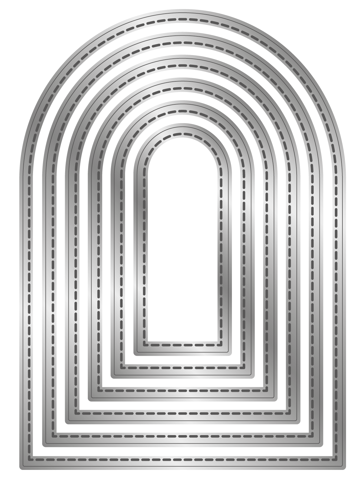 Crafter’s Companion - Stitched Nesting Collection Metal Die - Stitched Edge Arch