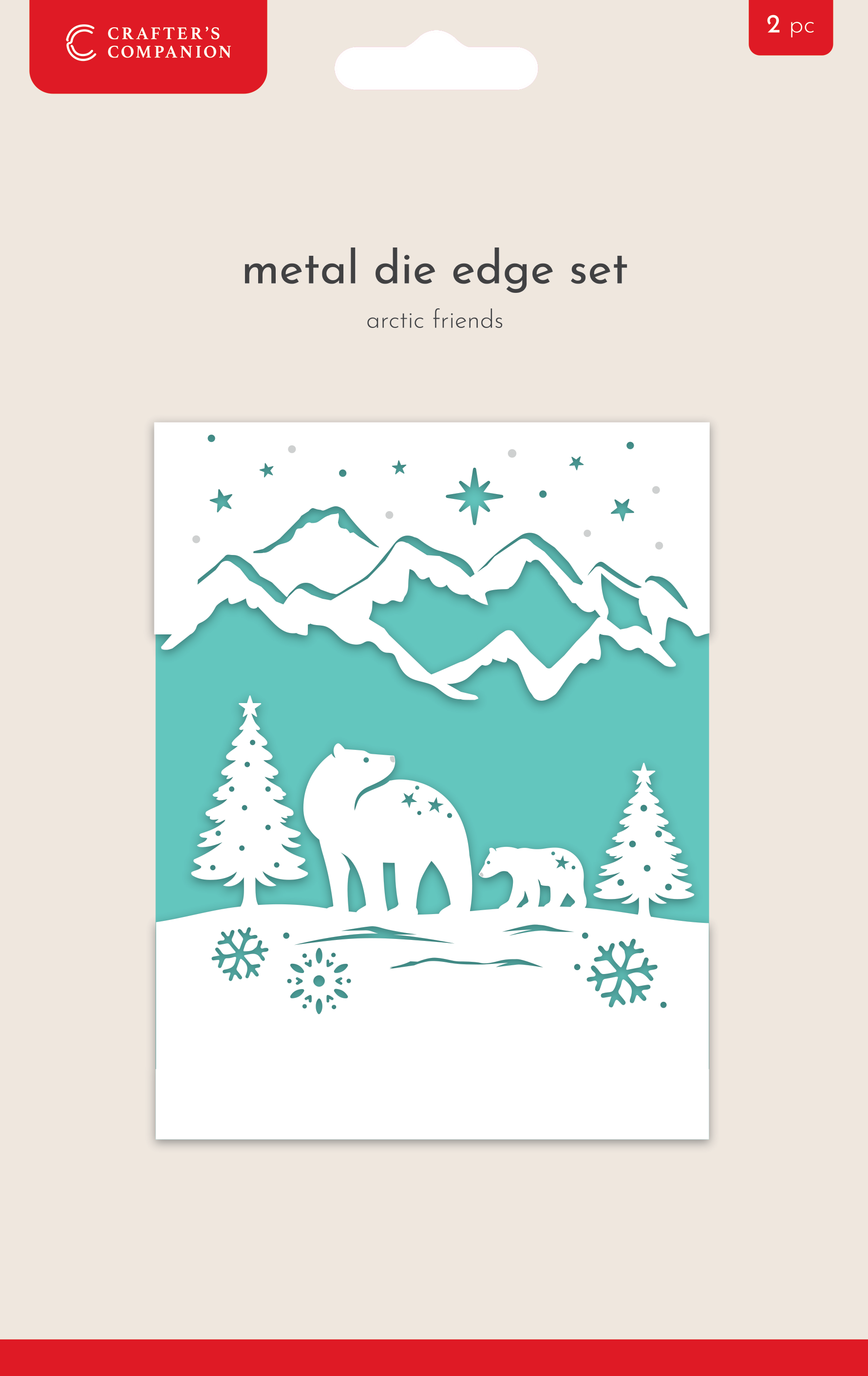 Crafter's Companion - Christmas Top & Bottom Edge Collection Metal Die ...