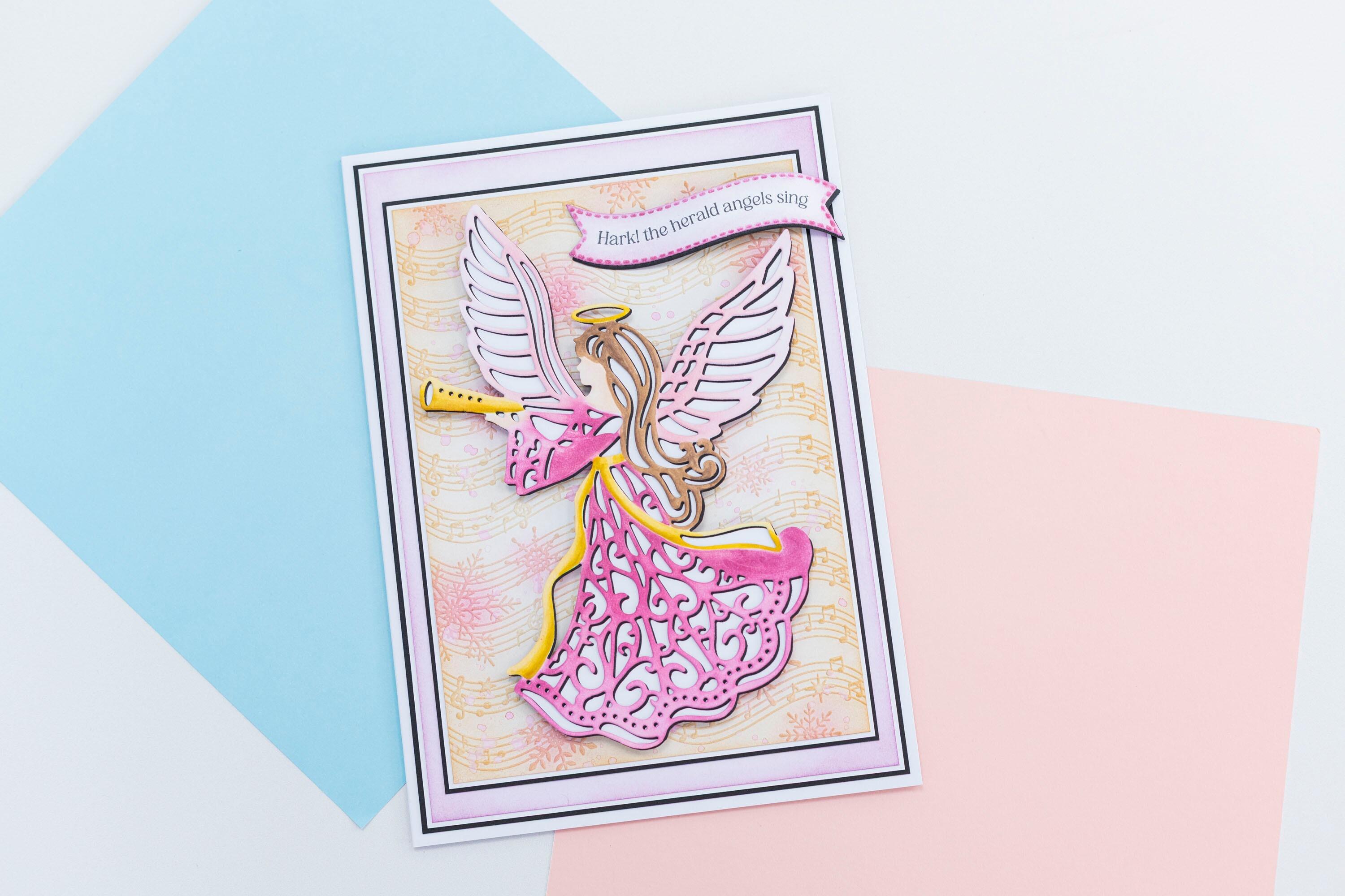 Crafters Companion - Joyous Angel Collection Metal Die Create A Card ...