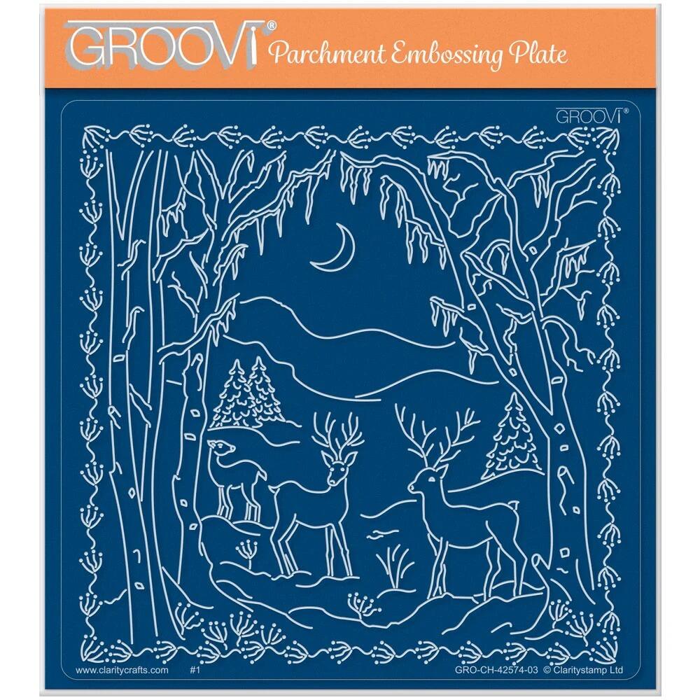 Clarity Stamps - King Charles Lace Duet A5 Square Groovi Piercing Grid ...